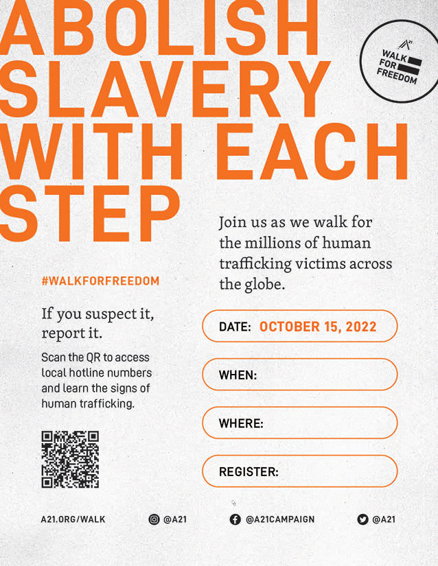 Walk For Freedom 2022 | A21
